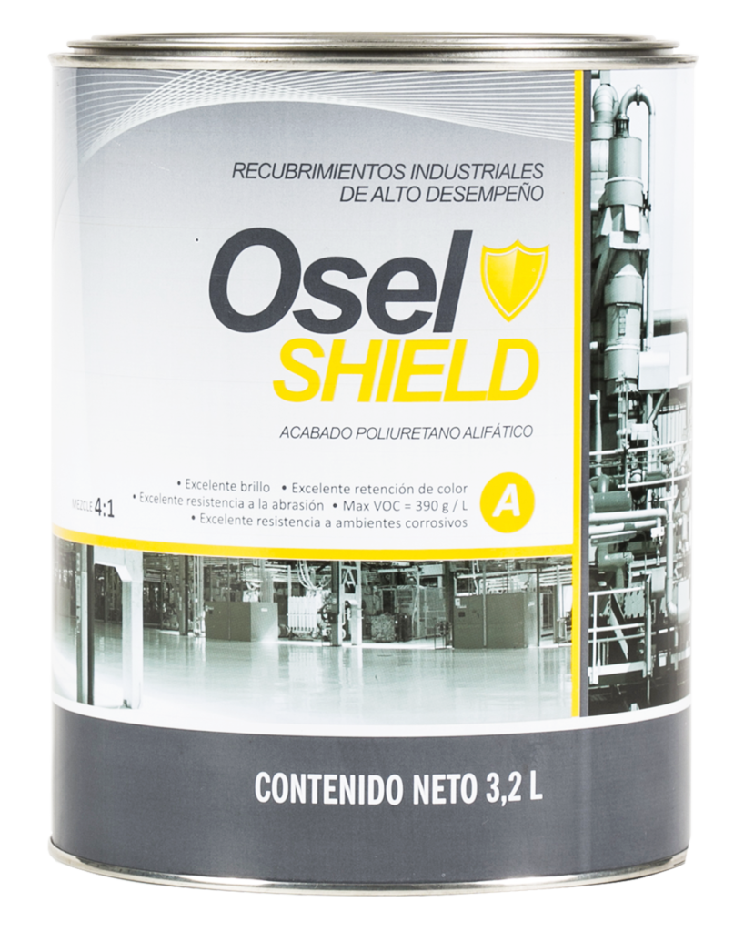 OSEL SHIELD 352.Acabado poliuretano Alifático altos sólidos | Pinturas ...